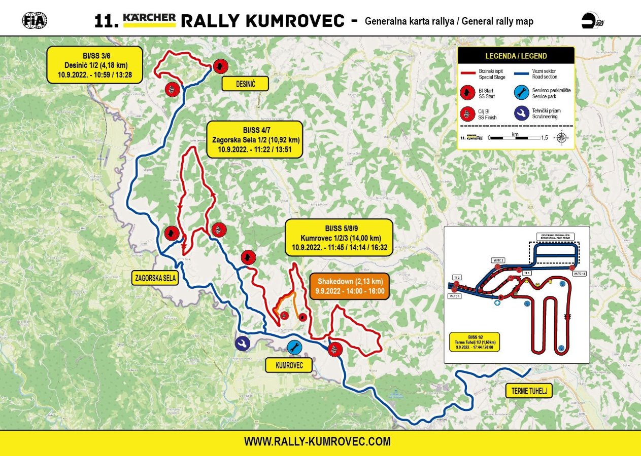 Rally Kumrovec na jednoj od najatraktivnijih staza svijeta | Ni Zagorje malo